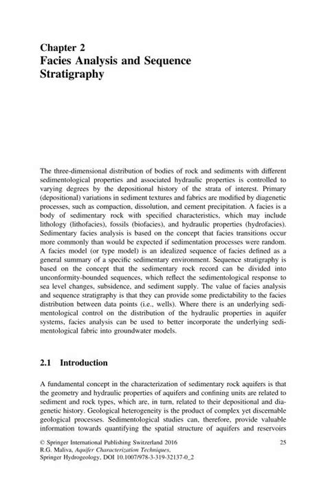 Pdf Facies Analysis And Sequence Stratigraphy Dokumentips