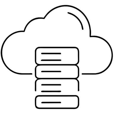 Premium Vector Cloud Computing Pictogram