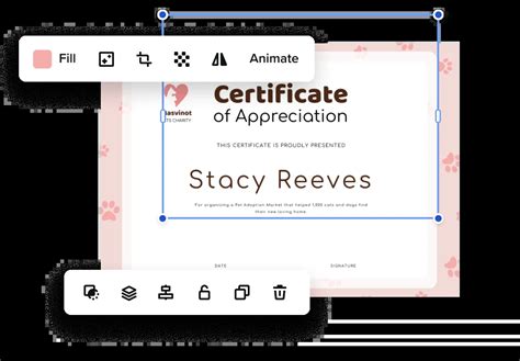Certificate Of Appreciation Editable Templates