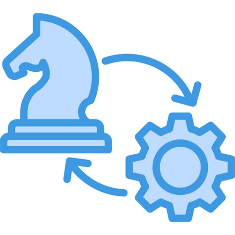 Strategy Generic Blue Icon