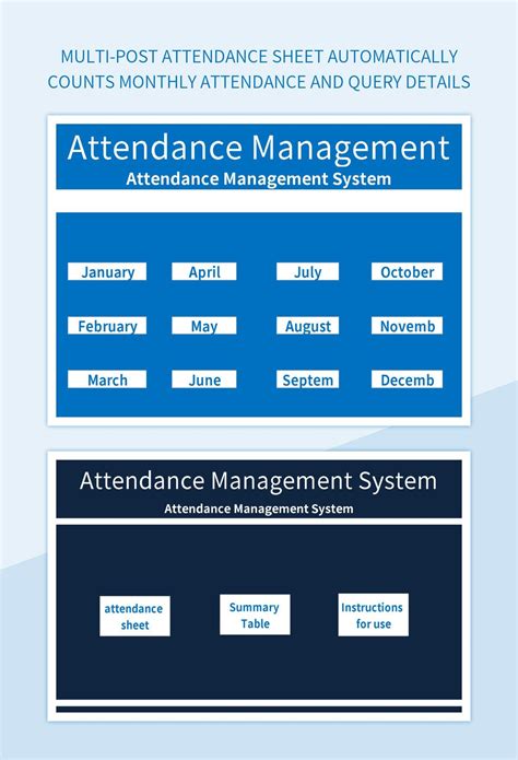 Monthly Automatic Attendance Sheet Formula Excel Template And Google Sheets File For Free