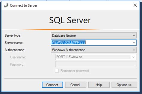 Preparing For Horizon View Setting Up The Database 2 Of 2 Port115