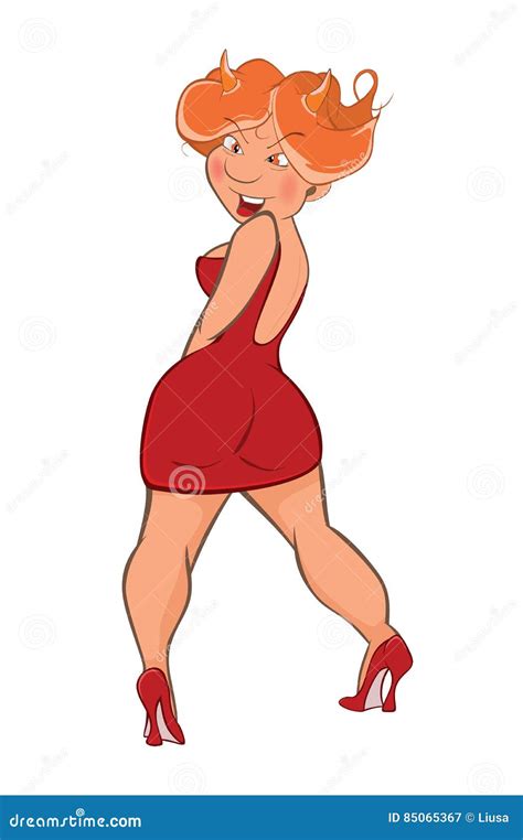 Cute Devil Cartoon Stock Vector Illustration Of Character 85065367