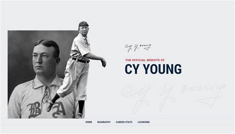 Cy Young Licensing Baseball Hall Of Fame Legend Official Website