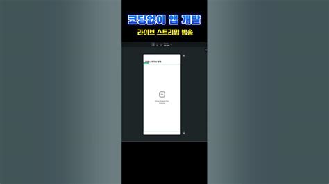[노코드 앱 개발] 라이브 스트리밍 방송 앱 개발하기 노코드 smartphone 클론코딩 플러터 flutterflow 플러터플로우 라이브방송 youtube