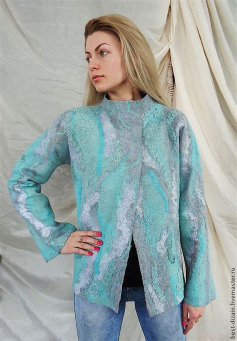 Курточка жакет Весенний бриз Felt Fashion Wool Clothing Couture Sewing