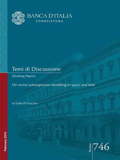 Giacinto On Vector Autoregressive Modeling In Space And Time Pdf