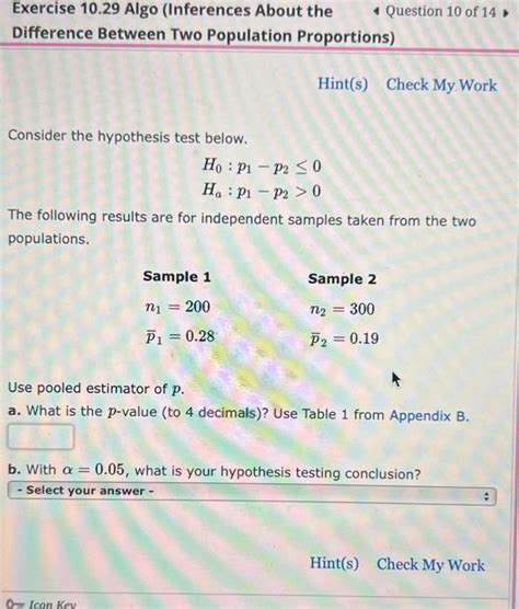 Solved Exercise 1029 Algo Inferences About The Question 10