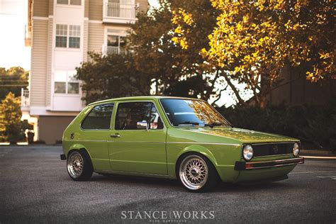 Jes And Kris Clewells 1980 Volkswagen Mk1 Rabbit Stanceworks