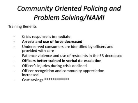 Ppt Community Oriented Policing And Problem Solving And Powerpoint Presentation Id 1840563