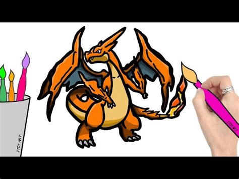 포켓몬 색칠 페이지 리자몽 9세대 포켓몬스터