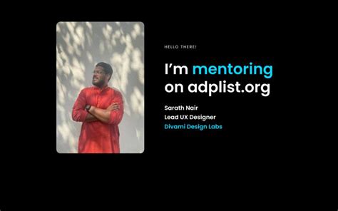Sarath Nair On Linkedin Get Mentored By Sarath Nair On Adplist