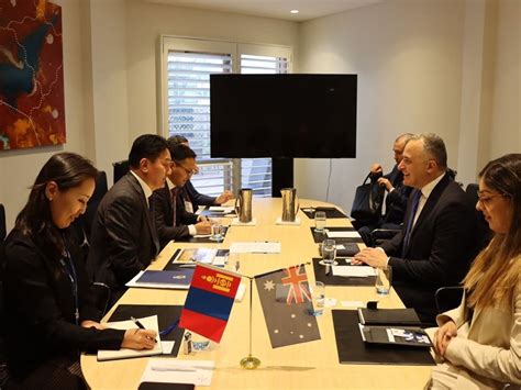 УУХҮ ийн сайд Ж Ганбаатар Австралийн Эрдэс баялгийн зөвлөлийн төлөөлөгчидтэй уулзлаа