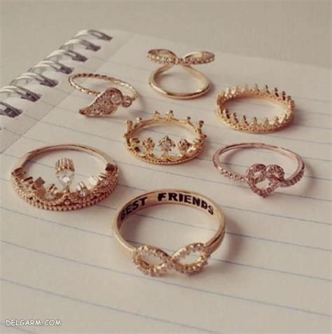 مدل انگشتر دخترانه فانتزی شیک و جذاب با تیپ های دوست داشتنی