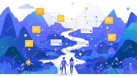 Marketing Customer Journey Map Ai Generate Illustration Premium Ai Generated Image
