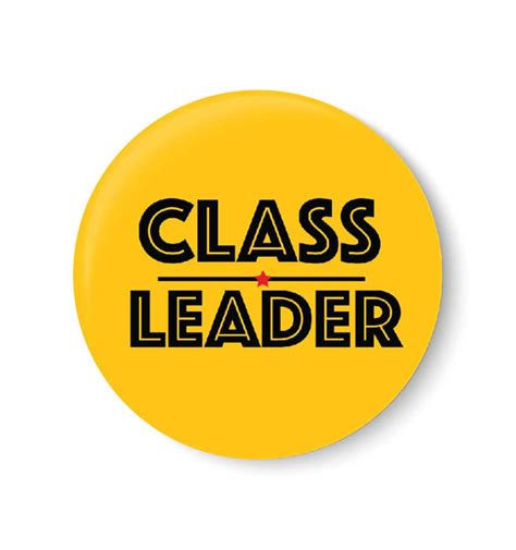 Class Leader I School I Pin Badge Peacockride