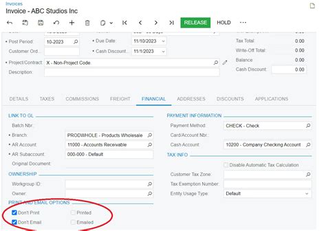 prevent invoices from being emailed community