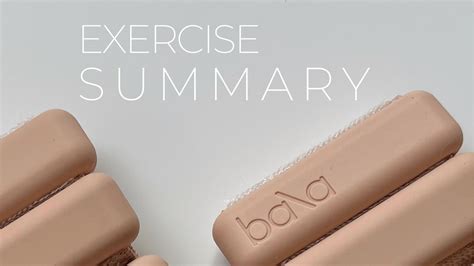Exercise Summary Annieconcept