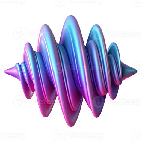 Dramatic Creative An Abstract Representation Of Sound Wav Original 57897739 Png