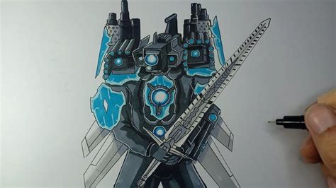 How To Draw New Titan Cameraman Update In Skibidi Wars Desenho