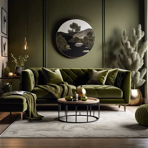 15 Olive Green Sofa Ideas To Transform Your Living Space