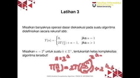 Aka Mathematical Analysis Of Recursive Algorithm Peubah Variabel