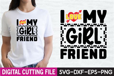 I Love My Girlfriend Svg Graphic By Digital Design Shop Bd · Creative