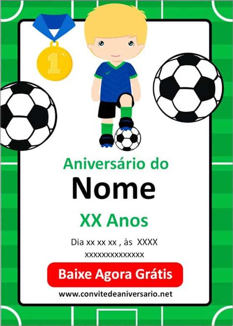 Convites Futebol Convites