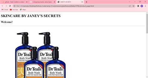 Dcsfus 2 Develop A Product Page Using Html By Janeychi · Pull Request