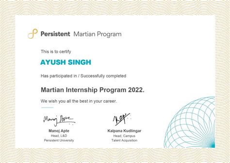 Ayush Kumar Singh On Linkedin Internship Persistentsystems Opportunity