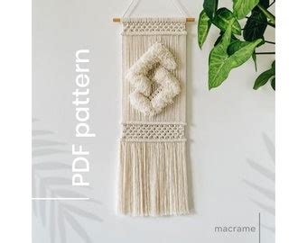 Macrame PATTERN PDF Pattern Instruction And Knot Guide Etsy