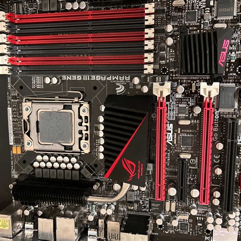 Asus Rog X58 Rampage Iii Gene Motherboard With Xeon X5650 Cpu Legacy