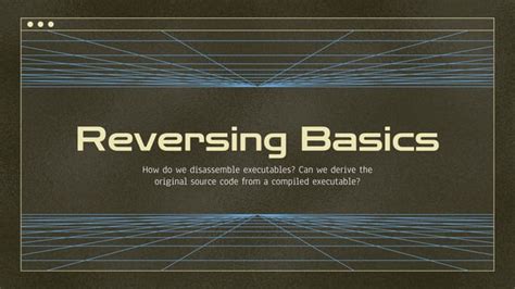 Reverse Engineering 101 Pdf Programming Languages Computing