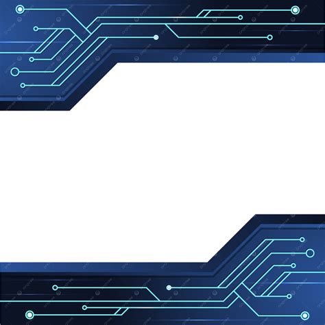 테두리 프레임 기술 회로 기술 회로 국경 기술 Png 일러스트 및 벡터 에 대한 무료 다운로드 Pngtree
