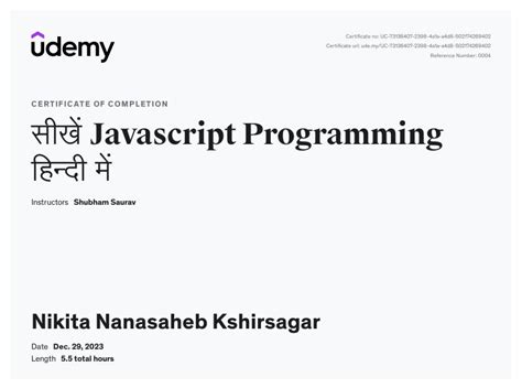 Nikita Kshirsagar On Linkedin Successfully Completed The Course