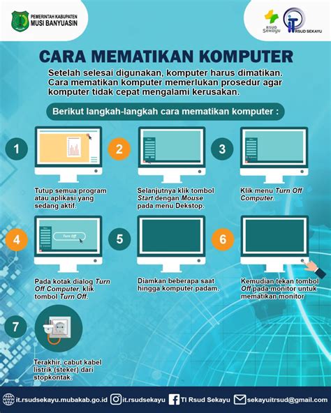 Cara Menghidupkan Dan Mematikan Komputer Dengan Benar