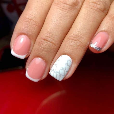 Модный френч 2019 осень 2020 Модный френч осень 2019 40 фото дизайна ногтей