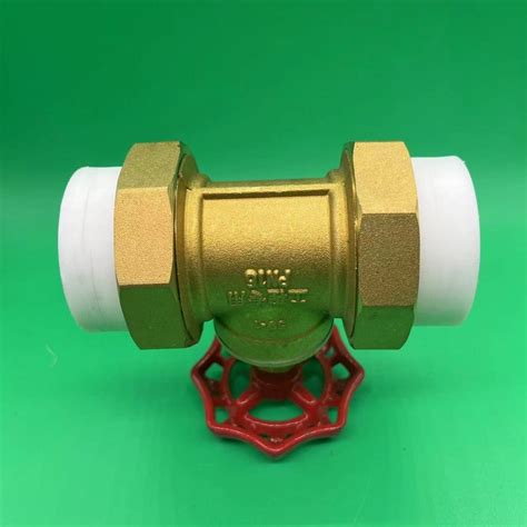黄铜ppr截止阀 双活接 Pert 铜质截止阀 玉环阀门厂家直销 阿里巴巴