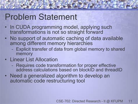 Ppt A Restructuring Algorithm For Cuda Submitted To International