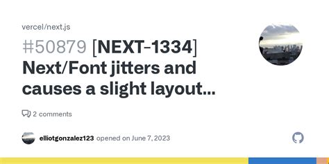 Next 1334 Nextfont Jitters And Causes A Slight Layout Shift When Using Revalidatepath Or