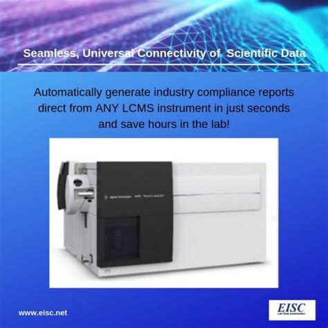 Automatically Generate Instrument Compliance Reports Direct From ANY LCMS Instrument In Just