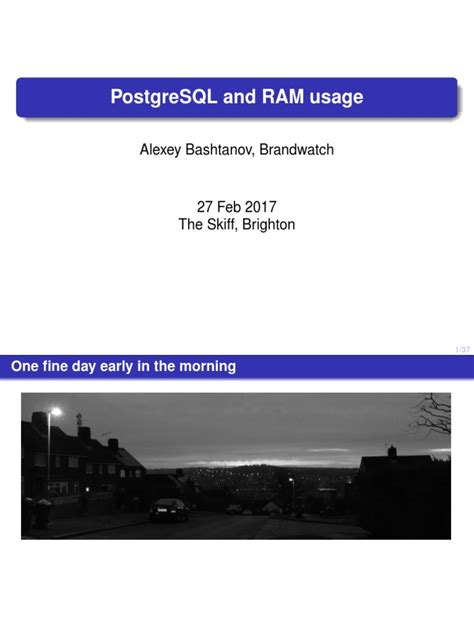 Postgresql And Ram Uses Pdf Postgre Sql Database Index