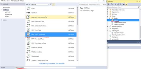 How To Add Layout In Asp Net Core Mvc