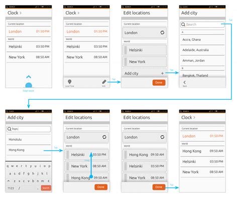 App Patterns Applied Clock Key Journeys