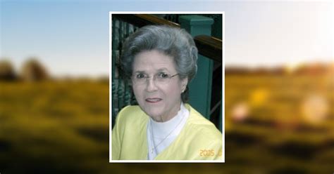 Ruby Florence Bush Obituary January 25 2008 Wilkirson Hatch Bailey Funeral Home