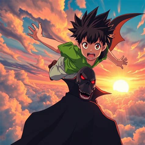 Adventure Awaits Anime Boy In Action