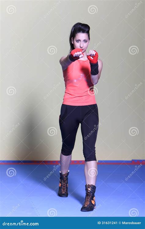 Tae Bo Woman Stock Image Image Of Kick Adult Power 31631241
