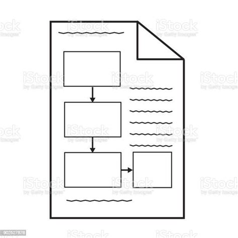흰색 바탕에 사업 계획 아이콘입니다 평면 스타일 디자인입니다 사업 계획 부호입니다 개념에 대한 스톡 벡터 아트 및 기타 이미지 개념 개념과 주제 검사 보기 Istock