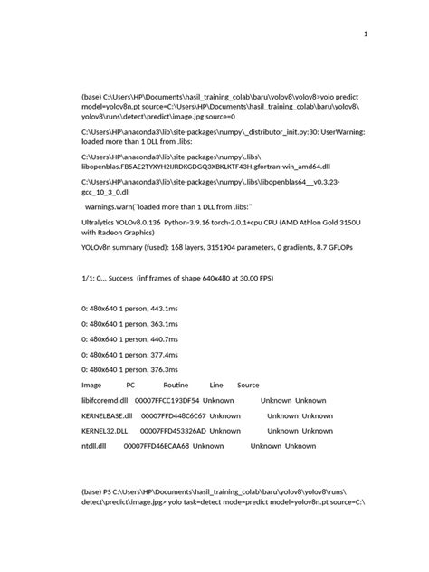 Kodingan Yolov8 Berhasil Pdf