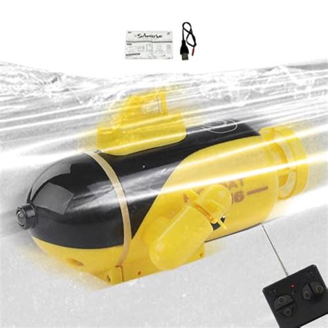 Rc Toy Boat Remote Control Submarine Waterproof Rechargeable